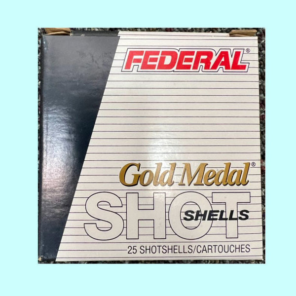 Federal Gold Medal Paper – 12 Gauge, 2 3/4" 1 1/8 oz 8 Shot 1200 FPS ...
