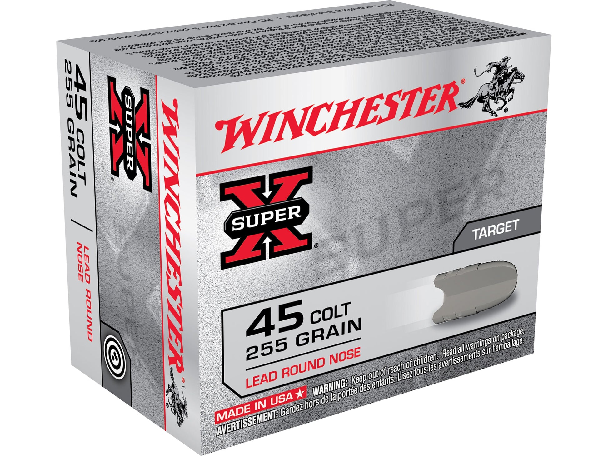 Winchester Super X 45 Colt 255gr LRN – Glenwood Springs Outdoors