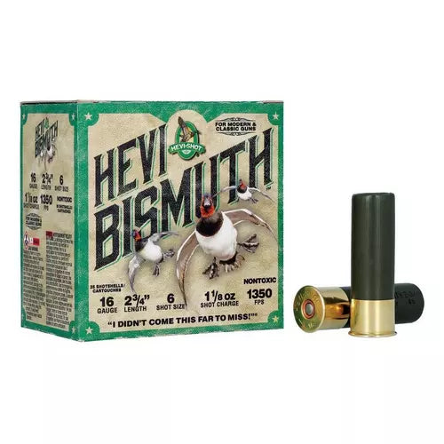 Hevi-Shot Hevi Bismuth 16ga 2 Shot – Glenwood Springs Outdoors