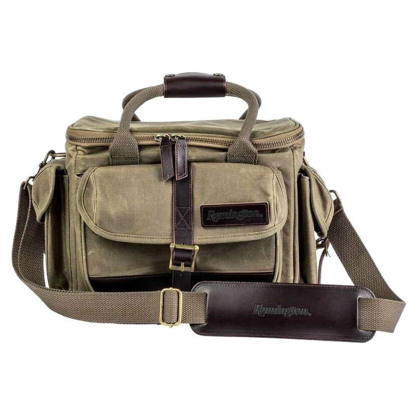Remington Premier Range Bag | Pistol Range Bag with Leather Accents ...